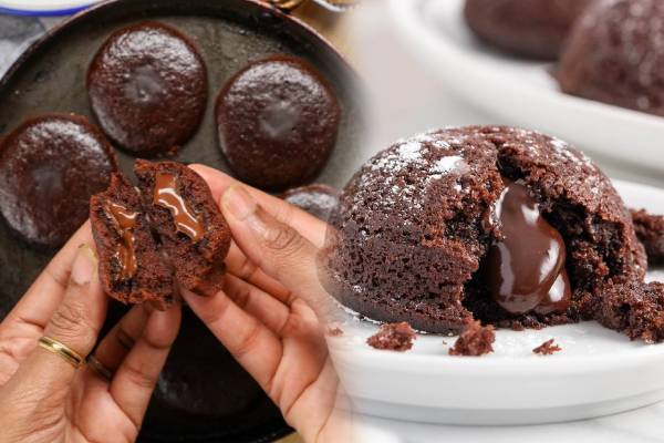 குழந்தைகளுக்கு பிடித்த Chocolate Lava Cake.., வீட்டிலேயே பணியார ...