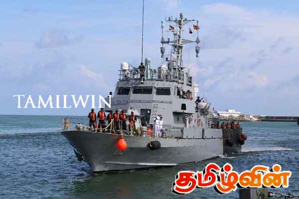 இந்திய கடற்படையின் வேகத்தாக்குதல் கப்பல் கொழும்பில் நங்கூரமிட்டுள்ளது ...