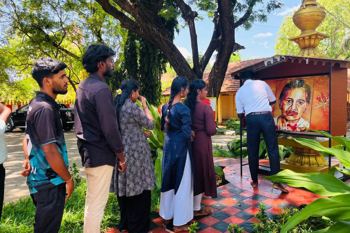 யாழ் பல்கலைக்கழகத்தில் அன்னை பூபதிக்கு நினைவேந்தல் - ஜே.வி.பி நியூஸ்