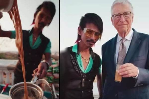 One Chai Please! தள்ளுவண்டி கடையில் டீ வாங்கி குடித்த பில் கேட்ஸ் ...