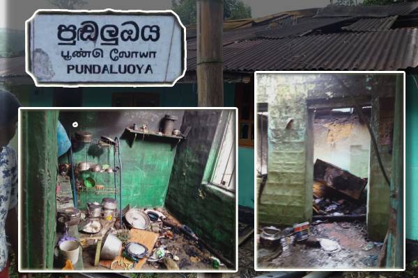 பூண்டுலோயாவில் தீக்கிரையாகிய தொழிலாளர் குடியிருப்புகள் - ஐபிசி தமிழ்