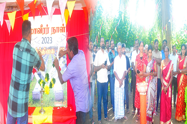 கிளிநொச்சியில் அனுஸ்டிக்கப்பட்ட மாவீரர் நாள் நிகழ்வு (Photos) - தமிழ்வின்