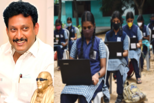 மாணவர்களுக்கு மீண்டும் இலவச லேப்டாப்? - அன்பில் மகேஷ் பதில்! - தமிழ்நாடு